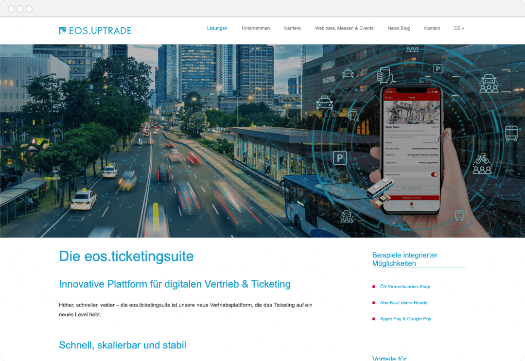 eos.uptrade - Elbwind Media - creative & development studio